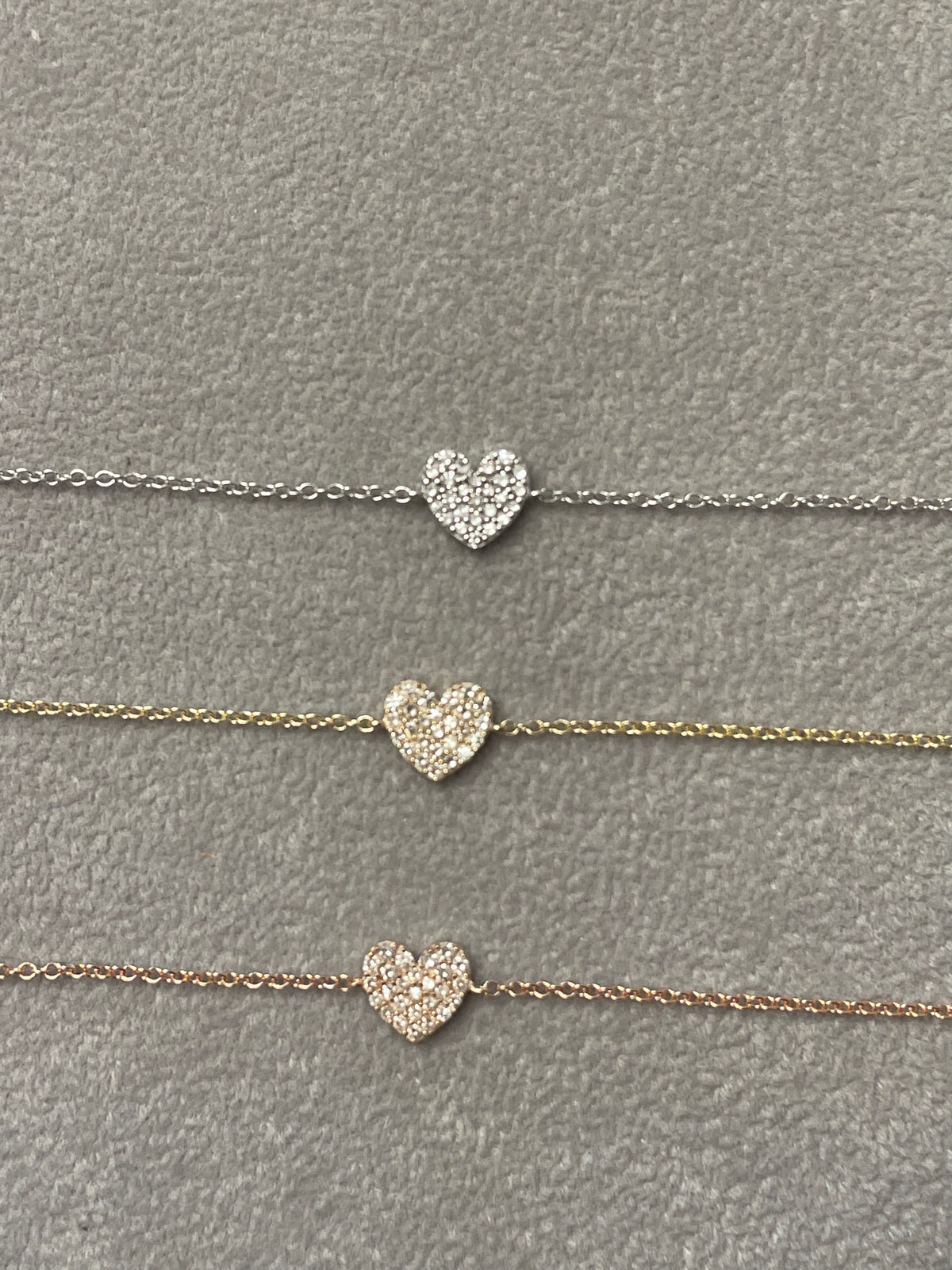 Bijoux Bijoux Simple Heart Chain Bracelet – bijouxjewelryonline